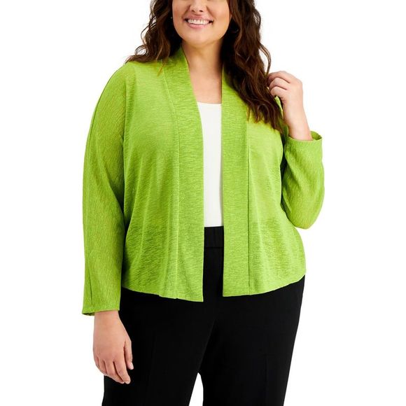 Kasper | Sweaters | Kasper Womens Green Shawl Collar Layering Cardigan ...